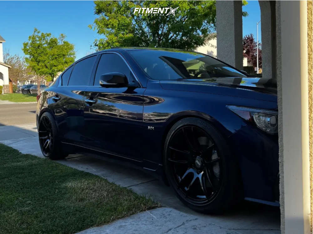 2019 INFINITI Q50 Sport with 19x9.5 ESR Cs8 and Delinte 255x35 on ...