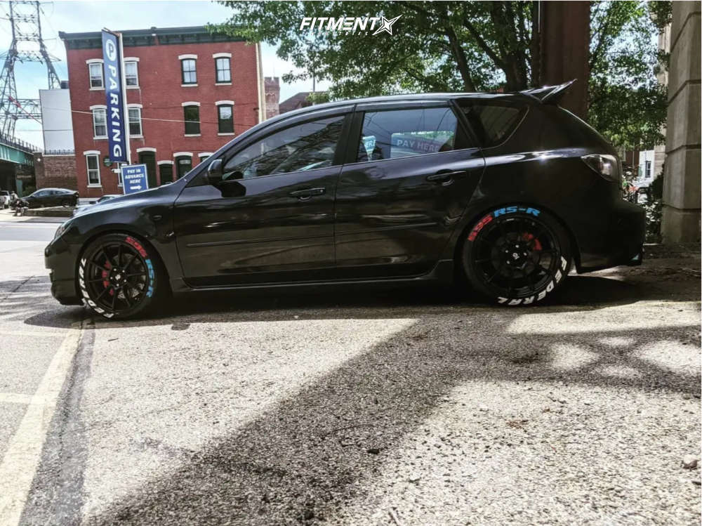 2008 Mazda 3 Mazdaspeed with 18x8 Sparco Assetto Gara and Federal ...