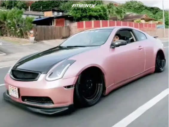 2004 INFINITI G35 Base with 19x9.5 JNC Jnc005 and Kumho 235x35 on Air ...