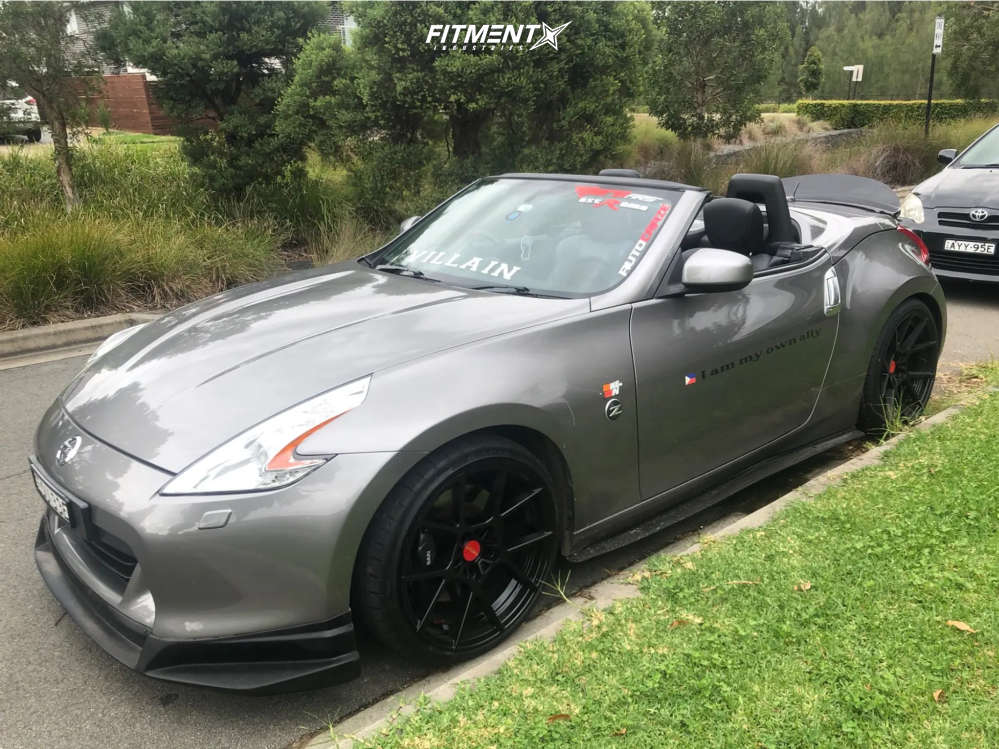 2010 Nissan 370Z Touring with 20x9.5 Rotiform Kps and Rapid 255x30 on ...