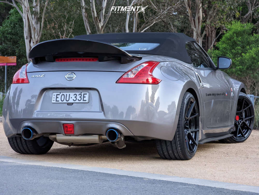 2010 Nissan 370Z Touring with 20x9.5 Rotiform Kps and Rapid 255x30 on ...