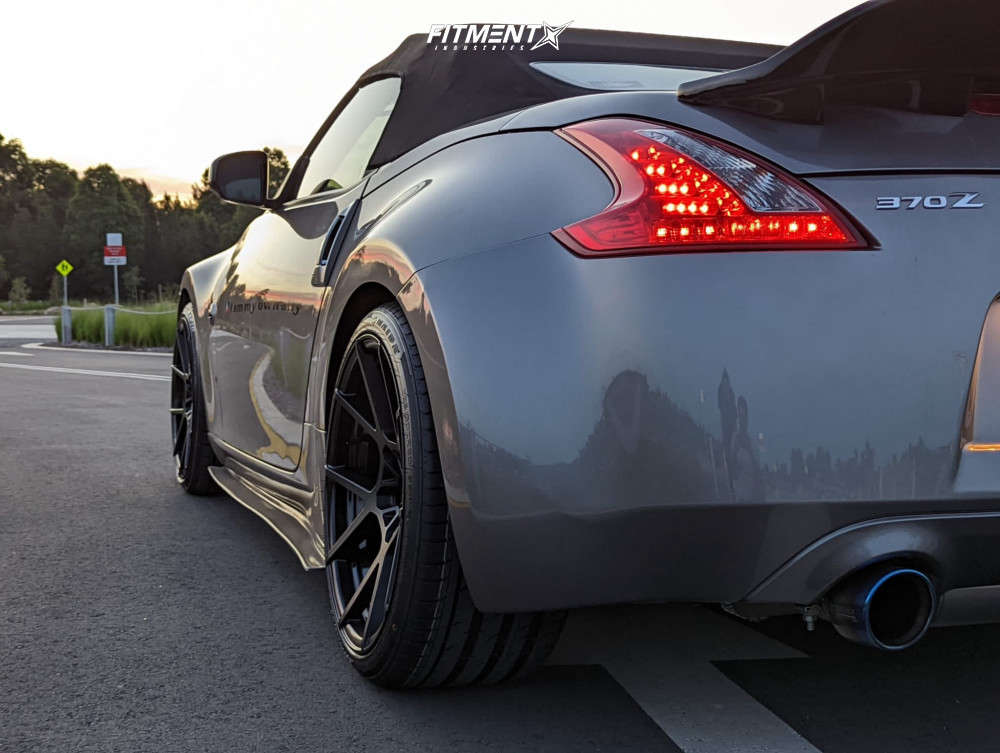 2010 Nissan 370Z Touring with 20x9.5 Rotiform Kps and Rapid 255x30 on ...