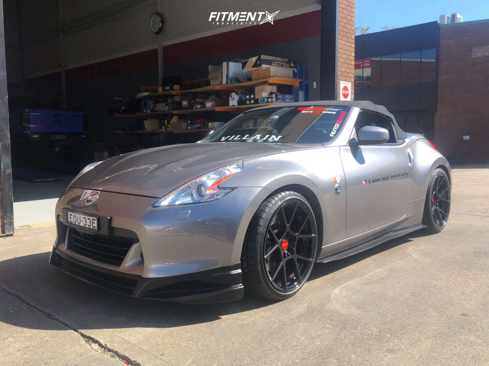 2010 Nissan 370Z Touring with 20x9.5 Rotiform Kps and Rapid 255x30 on ...
