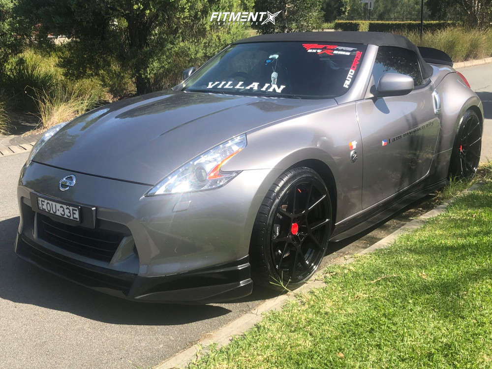2010 Nissan 370Z Touring with 20x9.5 Rotiform Kps and Rapid 255x30 on ...