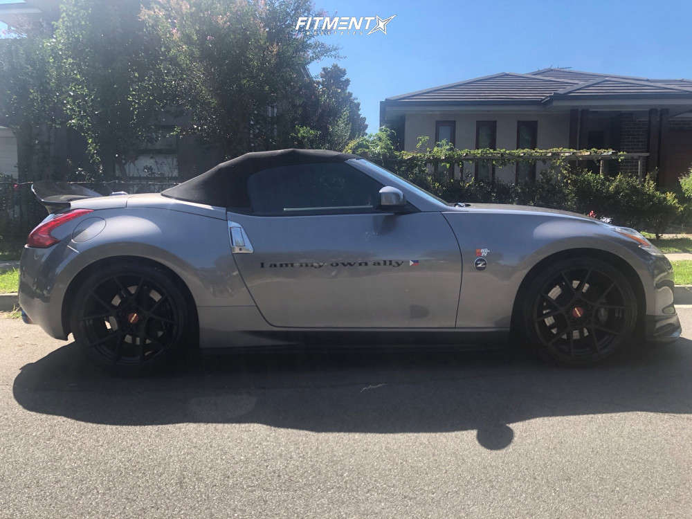 2010 Nissan 370Z Touring with 20x9.5 Rotiform Kps and Rapid 255x30 on ...