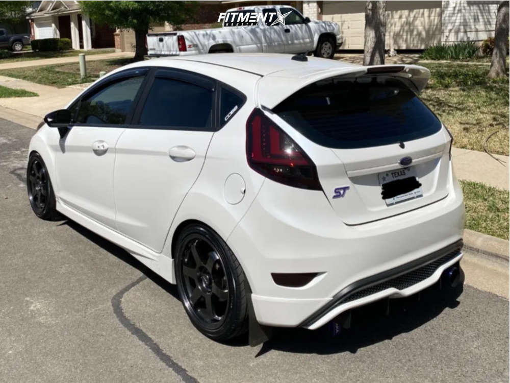 2019 Ford Fiesta ST with 17x8 Rota Grid and Yokohama 215x40 on Lowering ...