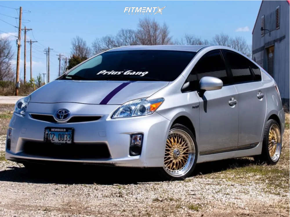 2011 Toyota Prius Base with 17x7.5 Spec-1 Sp-3 and Ironman 205x40 on ...