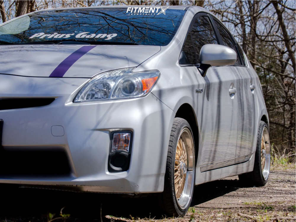 2011 Toyota Prius Base with 17x7.5 Spec-1 Sp-3 and Ironman 205x40 on ...