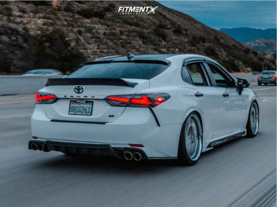 2020 Toyota Camry SE Nightshade with 19x8 Work Ls207 and Toyo Tires ...