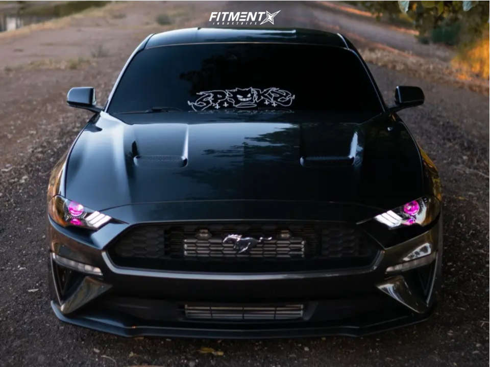 2019 Ford Mustang EcoBoost with 19x8.5 ESR Rf11 and Nitto 245x35 on ...