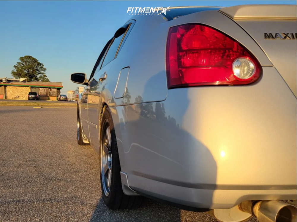 2005 Nissan Maxima SE with 18x8 AVID1 AV6 and Yokohama 245x45 on ...