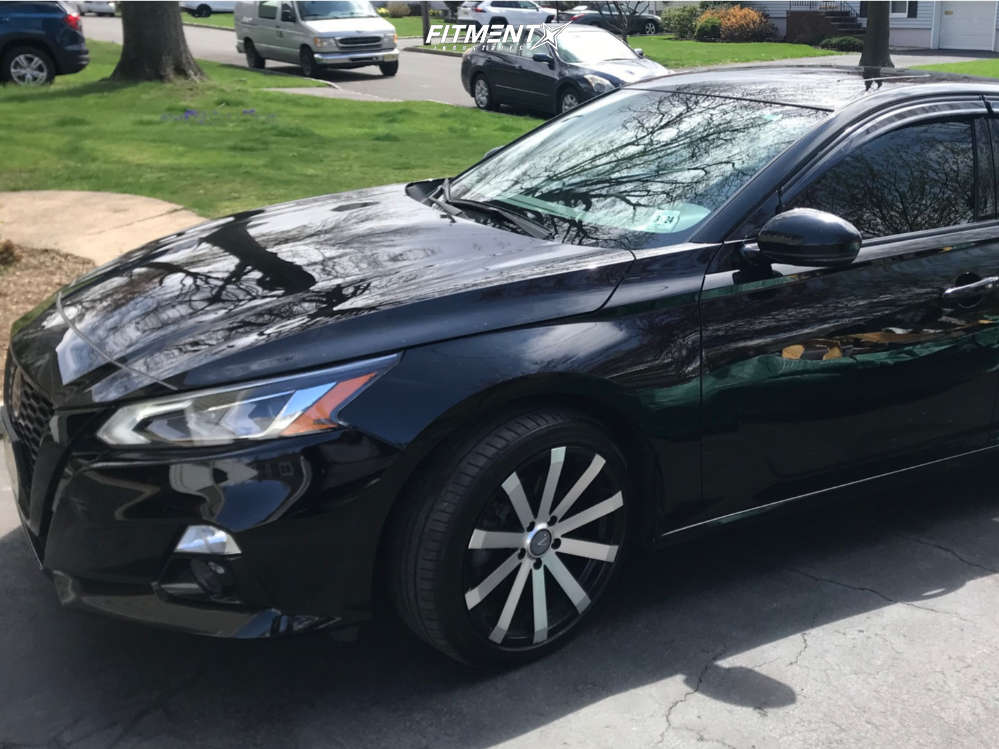 2019 Nissan Altima SV with 18x8 Velocity Vw12b and Bridgestone 225x45 ...