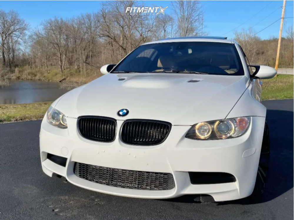 2011 BMW M3 Base with 19x9.5 MRR Hr9 and Nexen 275x30 on Coilovers ...