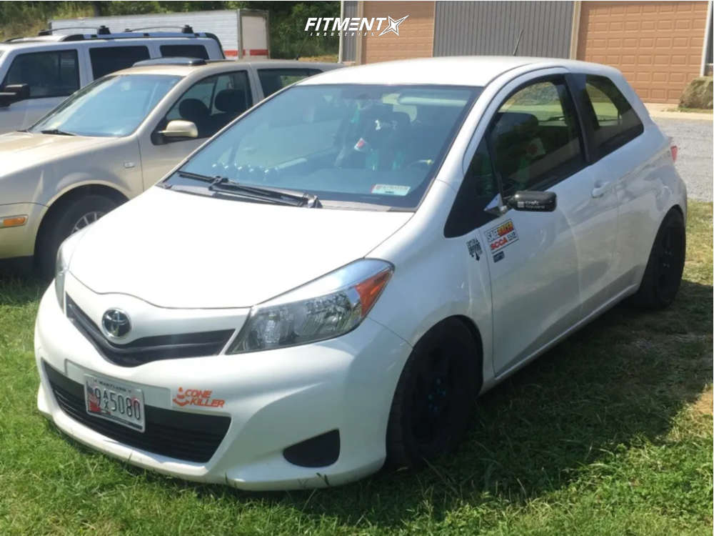 2013 Toyota Yaris LE with 15x6.5 Rota Slipstream and Nitto 205x50 on ...