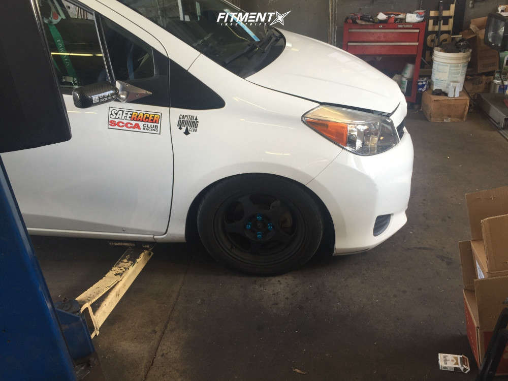2013 Toyota Yaris LE with 15x6.5 Rota Slipstream and Nitto 205x50 on ...