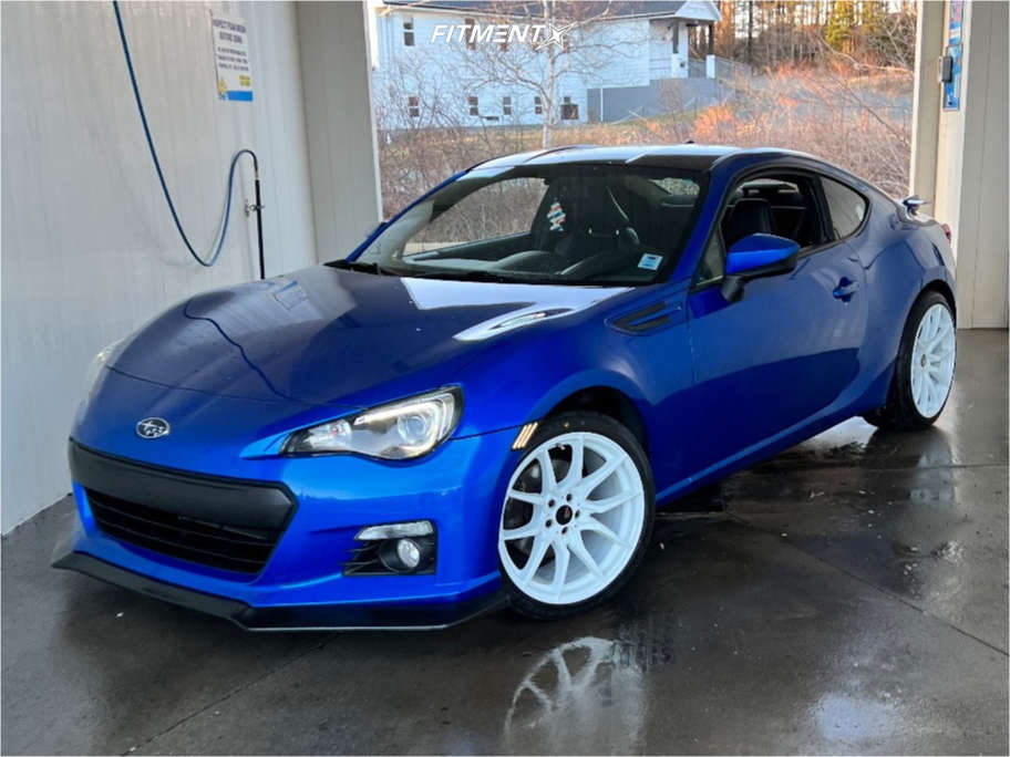 2013 Subaru BRZ Sport-tech with 18x9.5 Option Lab R716 and Firestone ...
