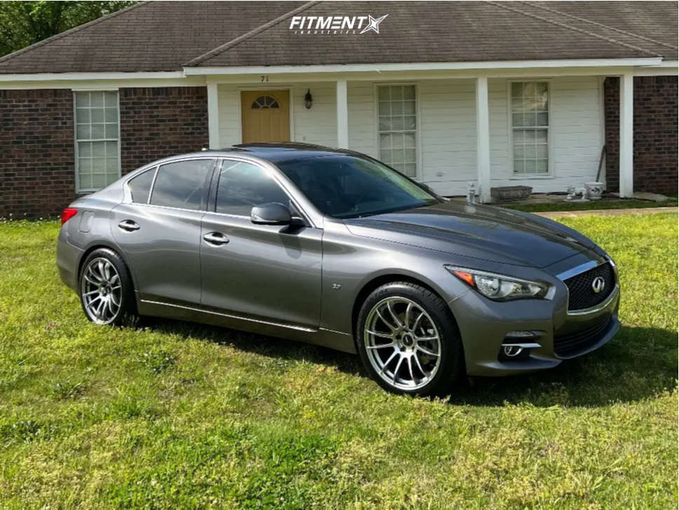 2014 INFINITI Q50 Premium with 19x9.5 AVID1 AV20 and Continental 255x40 ...