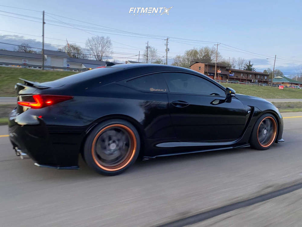 2016 Lexus RC F Premium with 19x9.5 Heritage Ebisu Directional and ...