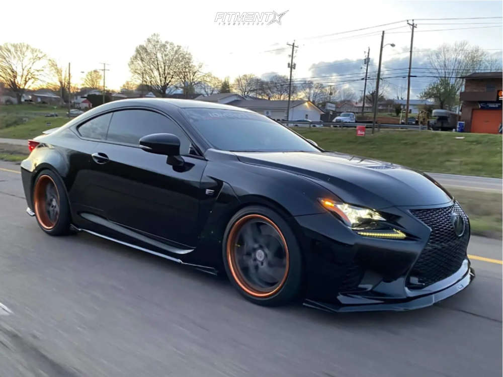 2016 Lexus RC F Premium with 19x9.5 Heritage Ebisu Directional and ...