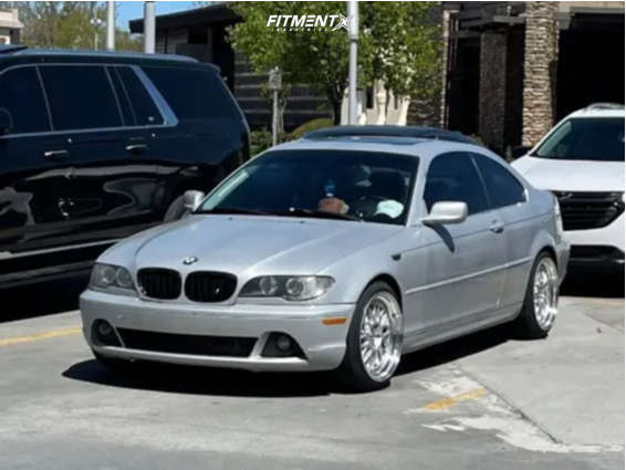 2006 BMW 325Ci Base with 18x9.5 Aodhan Ah02 and Americus 225x40 on ...