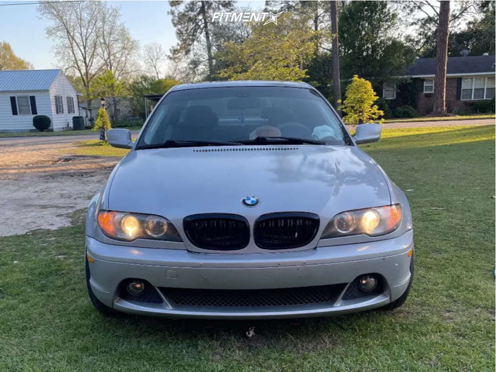 2006 BMW 325Ci Base with 18x9.5 Aodhan Ah02 and Americus 225x40 on ...