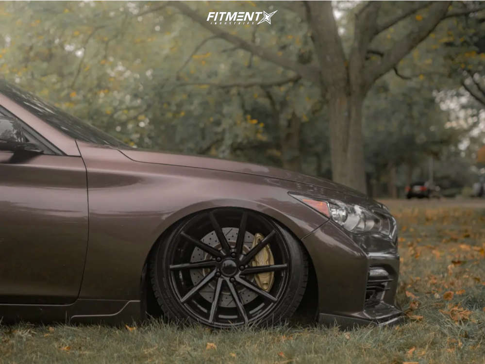 2015 INFINITI Q50 Premium with 19x9.5 IPW W013 and Michelin 255x40 on ...