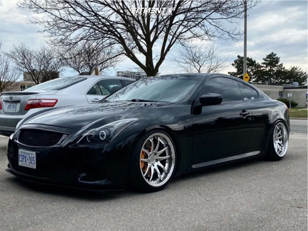 2009 INFINITI G37 Sport with 19x9.5 Aodhan Ds02 and Firestone 245x35 on ...