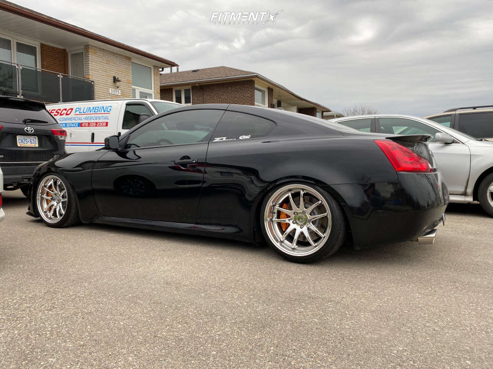 2009 INFINITI G37 Sport with 19x9.5 Aodhan Ds02 and Firestone 245x35 on ...