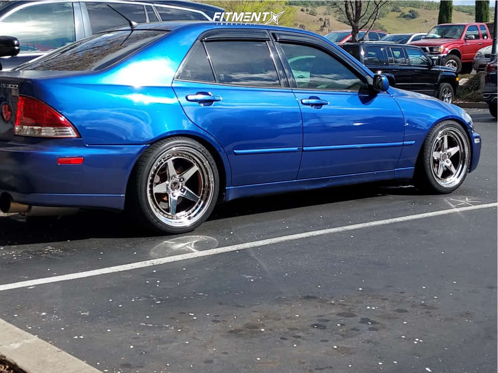 2002 Lexus IS300 Base with 18x8.5 Aodhan Ds05 and Atlas 225x40 on ...