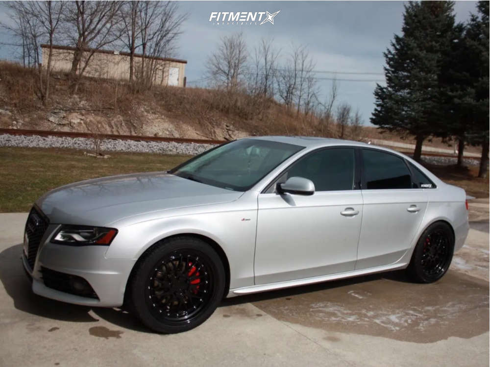 2012 Audi A4 Quattro Base with 19x8.5 ESR Sr05 and Delinte 245x40 on ...