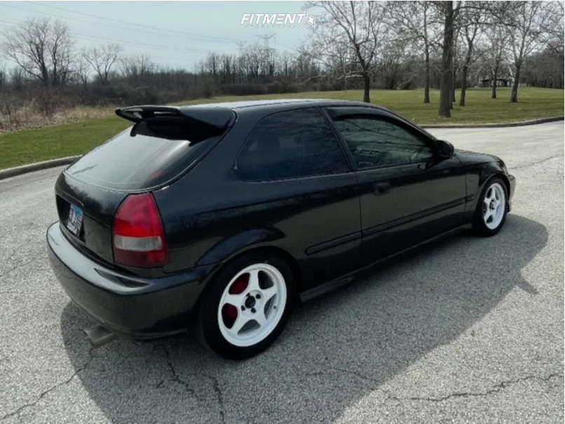 2000 Honda Civic CX with 15x6.5 AVID1 AV8 and Toyo Tires 195x50 on ...