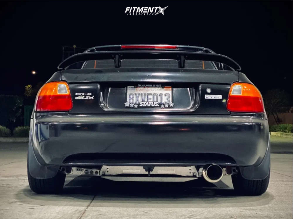 1995 Honda Civic Del Sol VTEC with 15x8 Motegi Mr145 and Hankook 195x50 ...