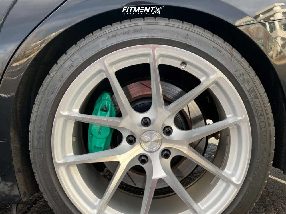 2016 INFINITI Q50 Red Sport 400 with 19x9.5 Aodhan Aff7 and Michelin ...