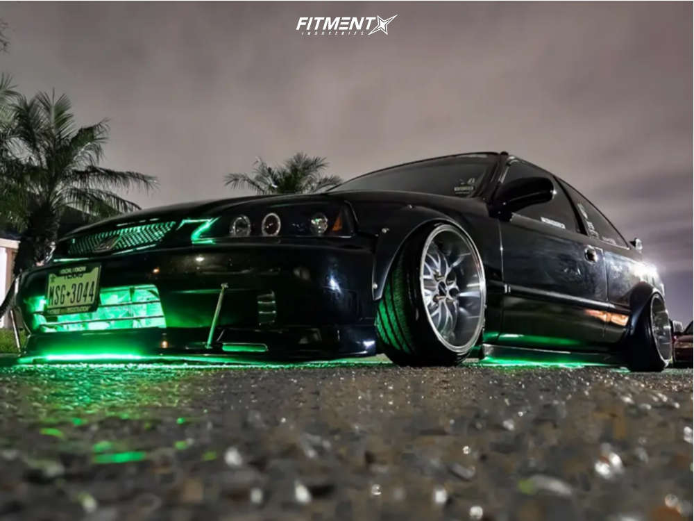 1999 Honda Civic EX with 16x8.5 ARC Ar3 and Waterfall 195x40 on ...