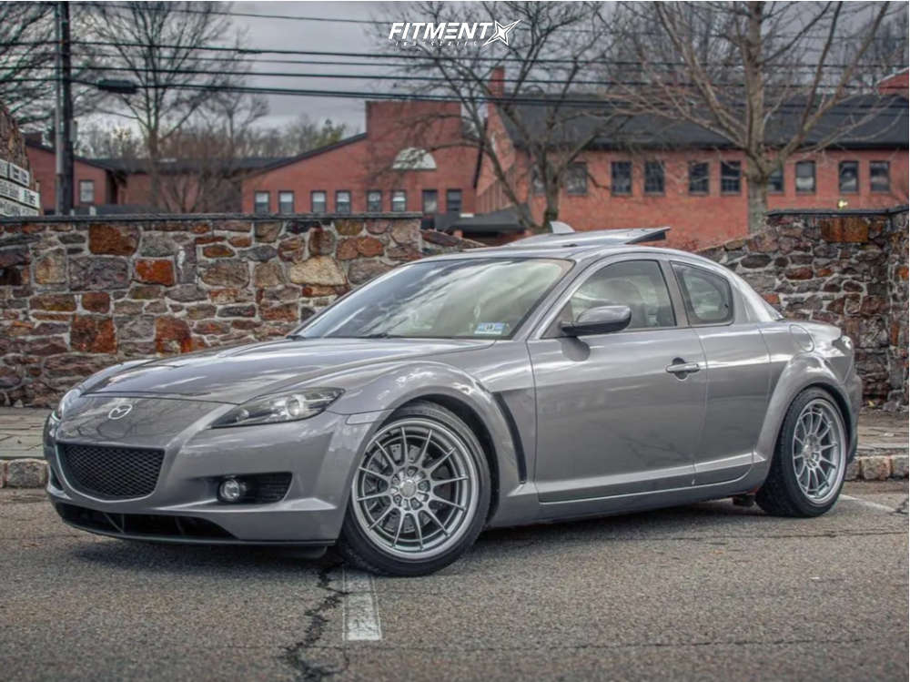 2004 Mazda RX-8 Base with 18x9.5 Enkei Nt03m and Dunlop 245x40 on ...