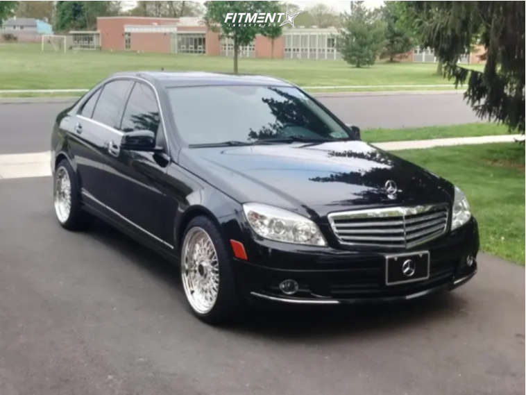 2011 Mercedes-Benz C300 4Matic Luxury with 18x8.5 JNC Jnc004 and ...