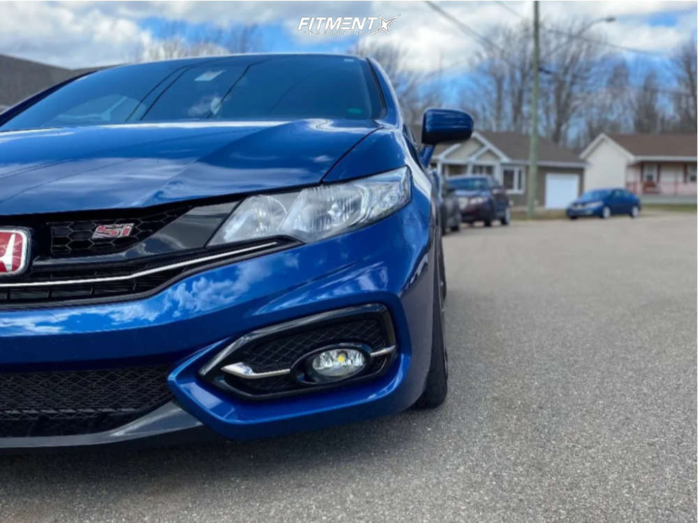 2015 Honda Civic Si with 18x8.5 ESR Cs8 and Firestone 215x40 on ...