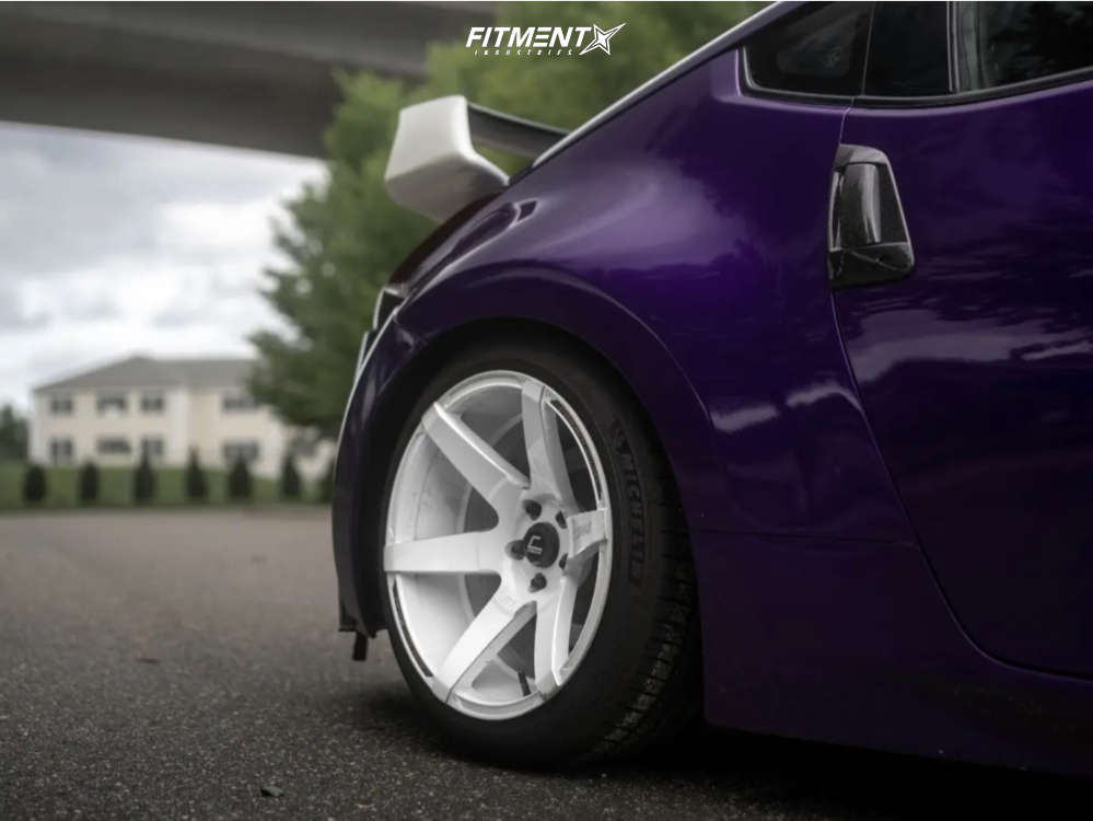 2016 Nissan 370Z Base with 18x9.5 Cosmis Racing S1 and Michelin 225x40 ...
