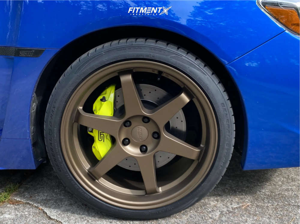 2021 Subaru WRX STI Base with 19x9.5 ESR Sr07 and General 255x35 on ...