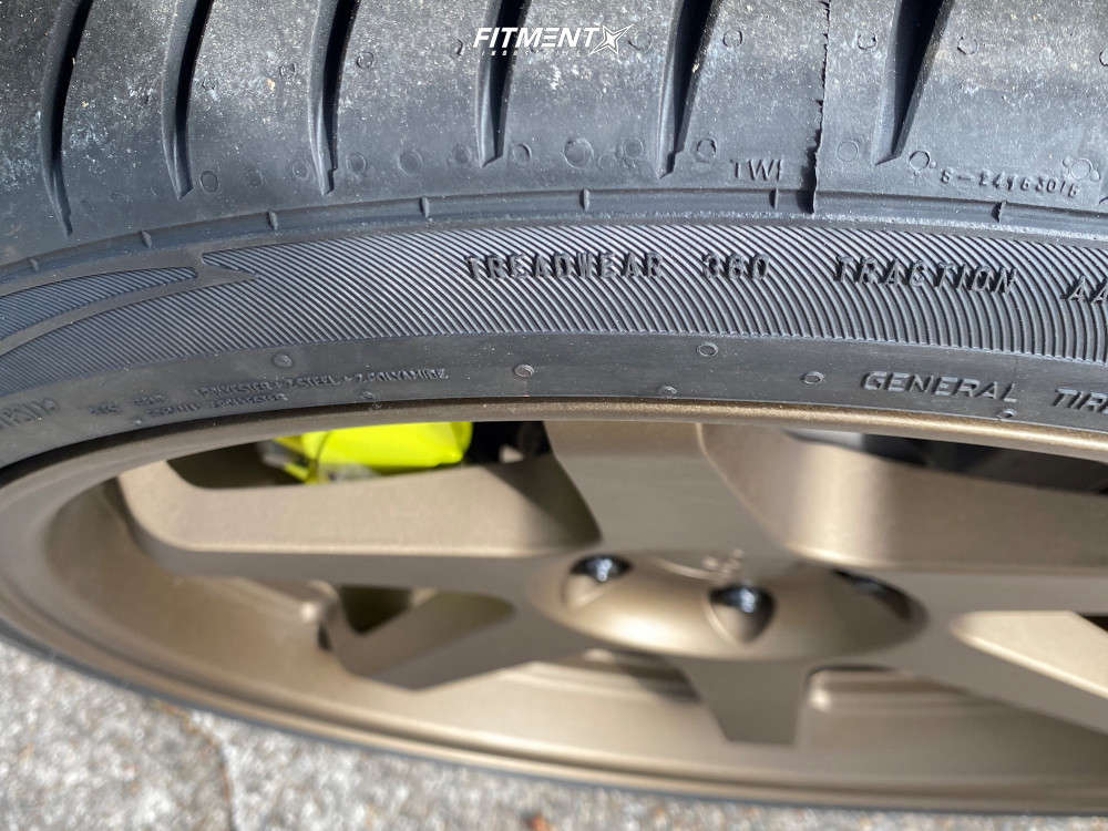 2021 Subaru WRX STI Base with 19x9.5 ESR Sr07 and General 255x35 on ...