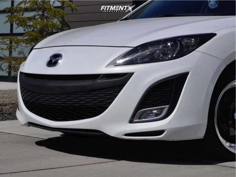 2011 Mazda 3 GX with 18x9 Konig Ssm and Nitto 215x35 on Stock ...