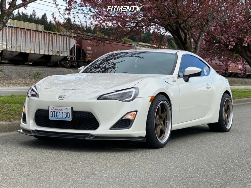 2015 Scion FR-S Base with 18x9.5 ESR Ap5 and Michelin 245x40 on Stock ...