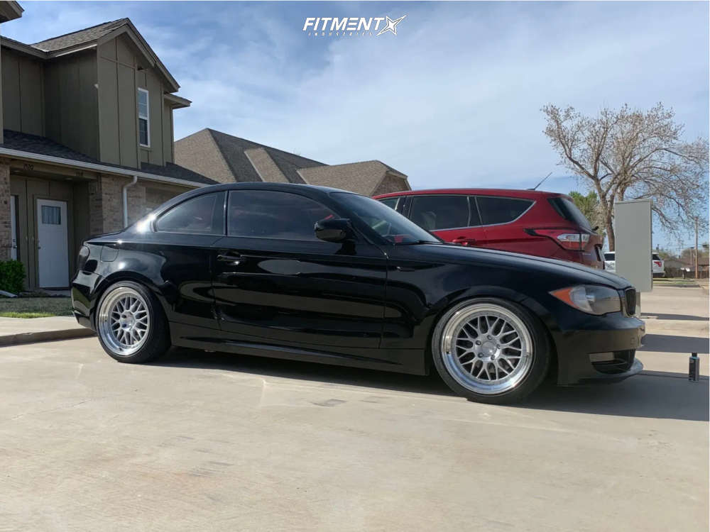 2010 BMW 128i Base with 18x9.5 Aodhan Ah02 and Vercelli 235x40 on ...