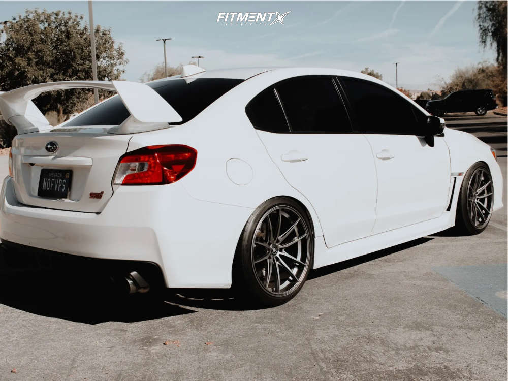 2015 Subaru WRX STI Limited with 19x9.5 Konig Oversteer and Nitto ...