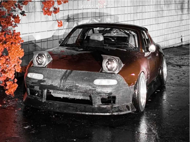 1994 Mazda Miata Base with 15x8 MST Time Attack and Ironman 195x50 on ...