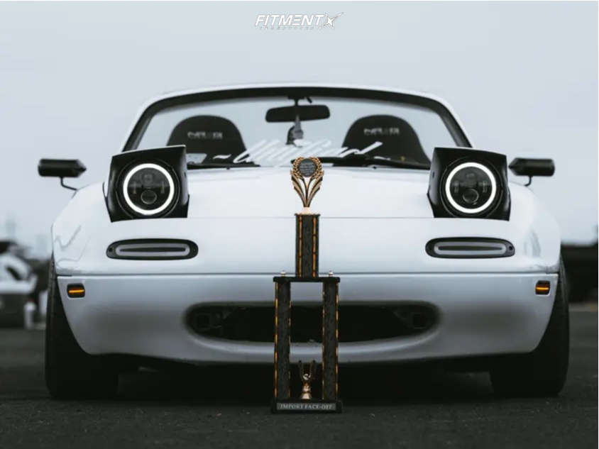 1990 Mazda Miata Base with 15x8 Spec-1 Spt-901 and Federal 195x45 on ...