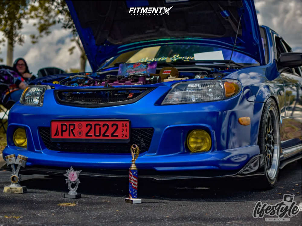 2003 Mazda Protege5 Base with 17x7.5 Mach Mp42 and Haida 235x40 on ...