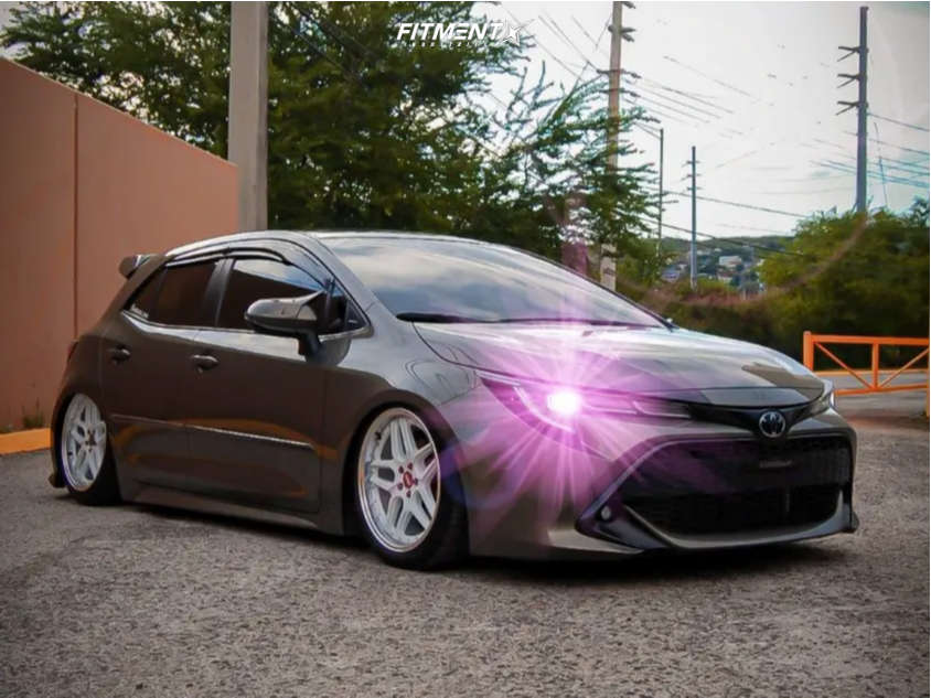 2020 Toyota Corolla LE with 18x8.5 ESR Cs15 and Falken 225x45 on Air Suspension | 2202973 ...