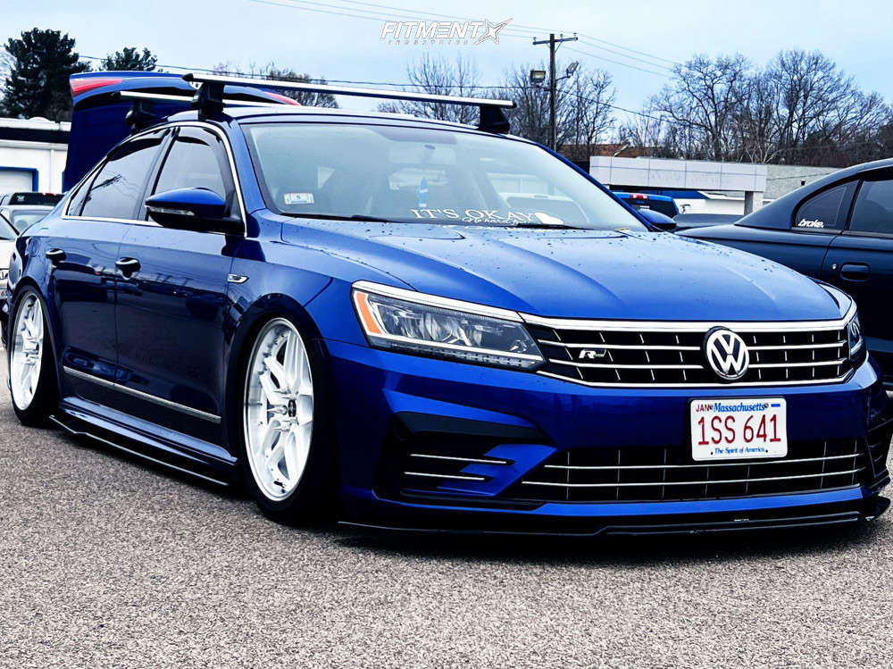 2017 Volkswagen Passat R-Line with 19x8.5 ESR Cs15 and Continental ...