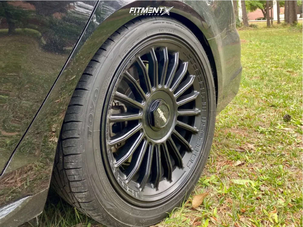 2017 Audi A4 Quattro Premium Plus with 19x8.5 Rotiform Buc-m and Toyo ...